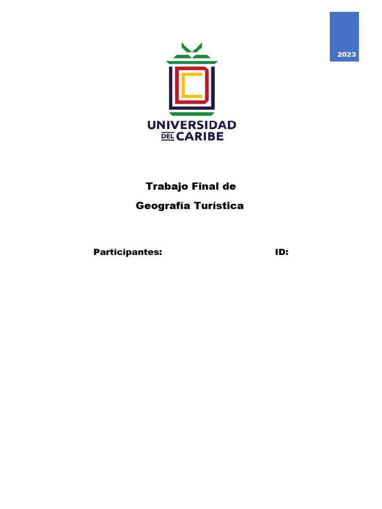 Trab. Final Geografia Turistica Grupo 1 | PDF