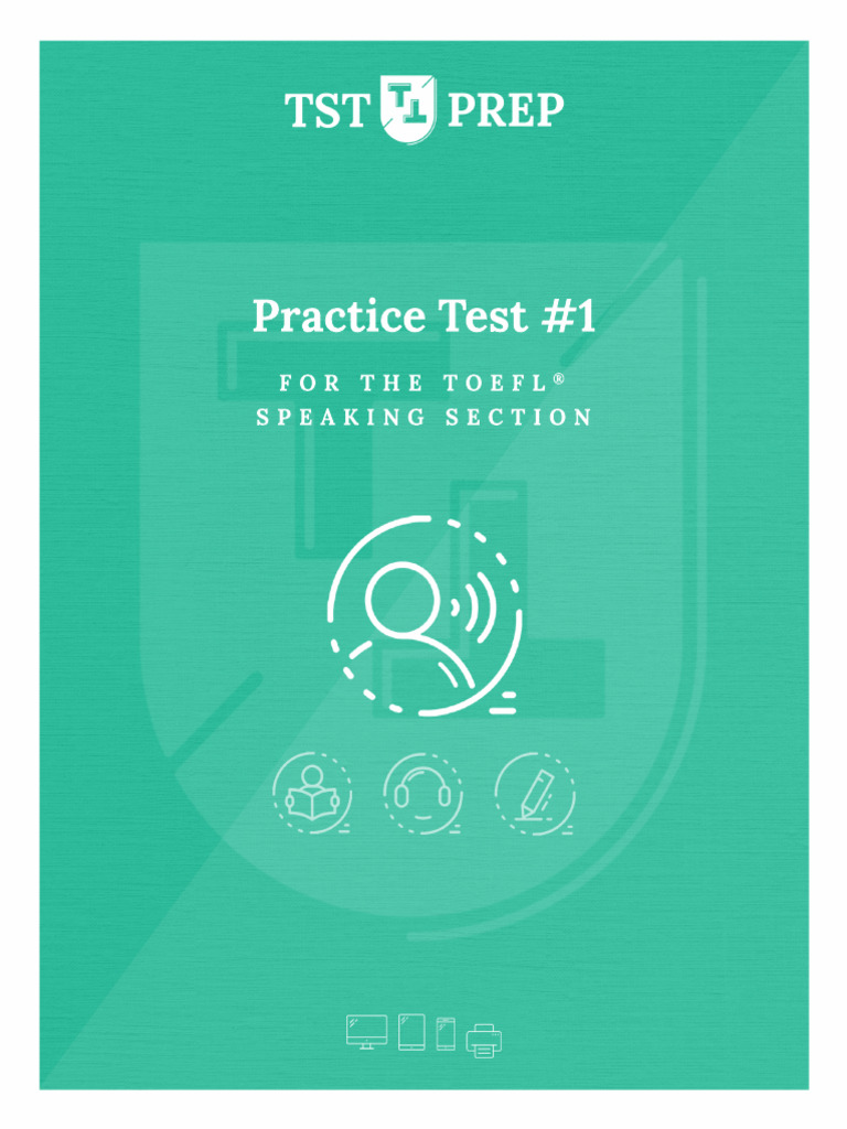 03.01, TST Prep Test 1, The Speaking Section | PDF | Mimicry | Plants