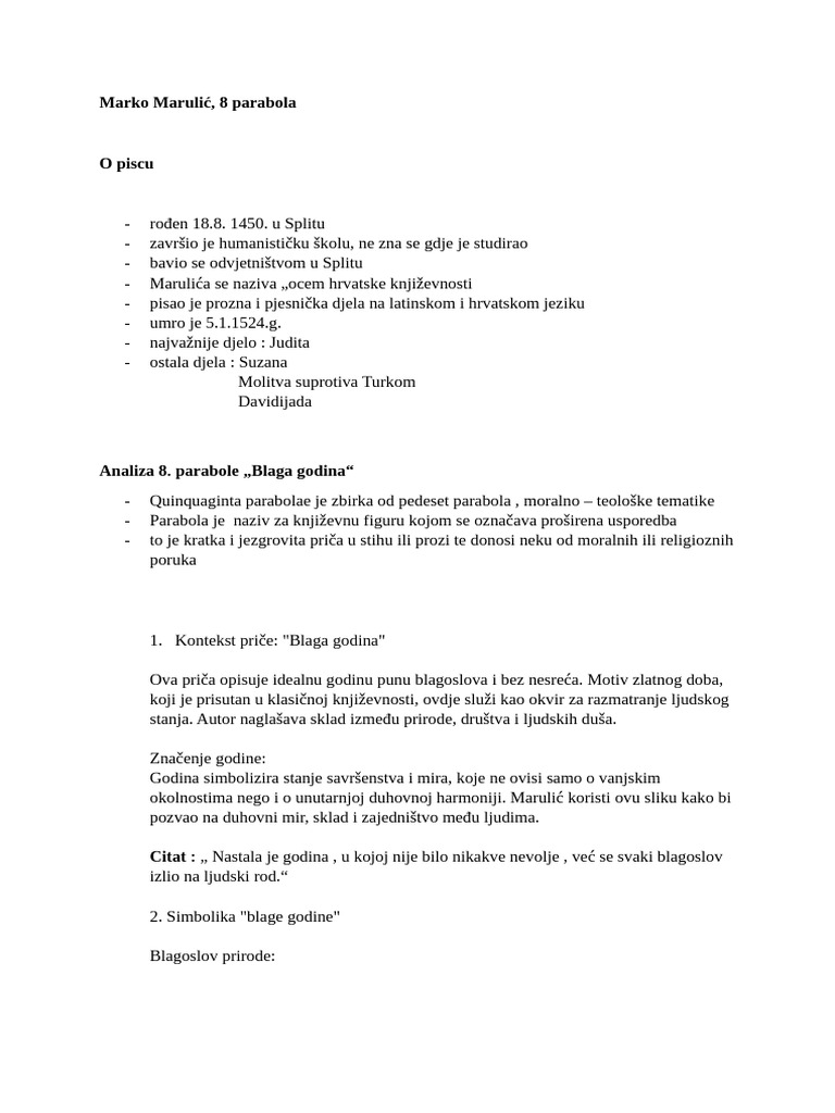 Marko Marulić | PDF