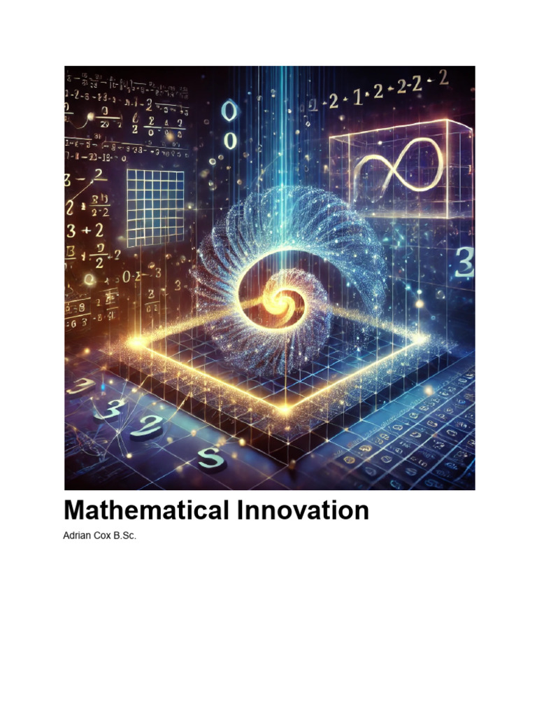 Mathematical Innovation | PDF | Infinity | Field (Mathematics)