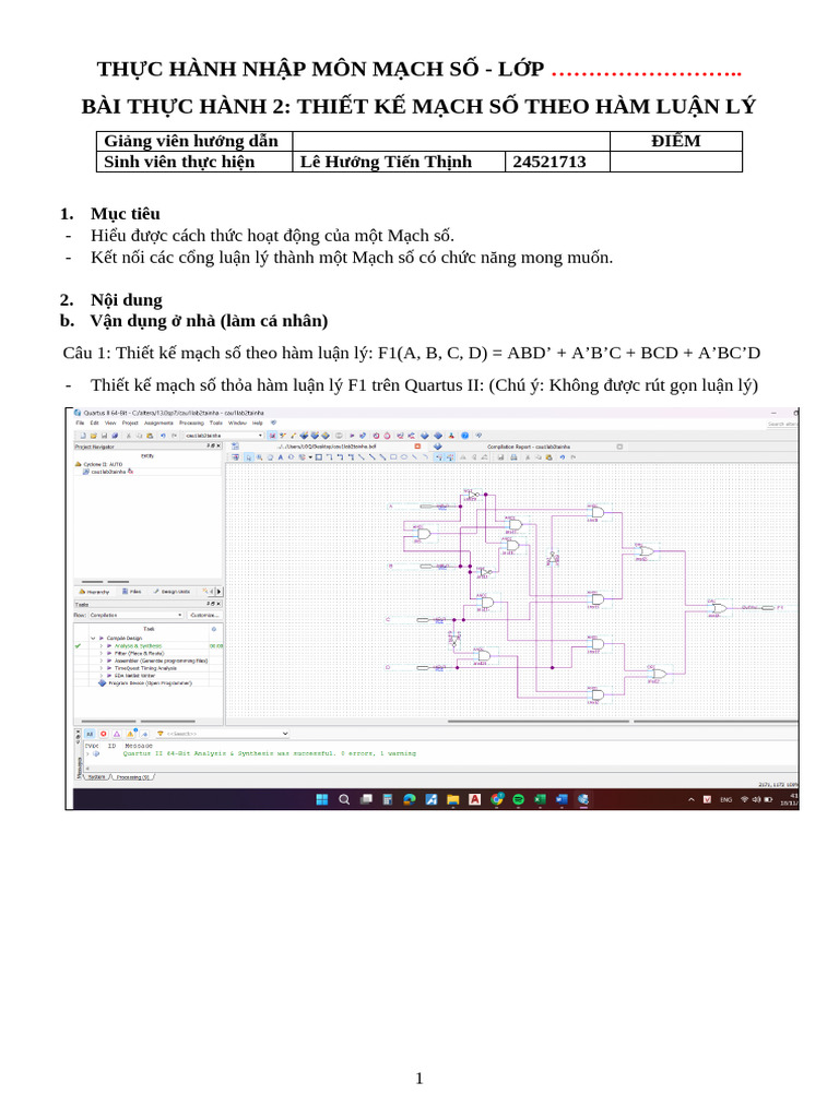 Lab02 DT - Exercise Lamtruoconha Bài N P | PDF