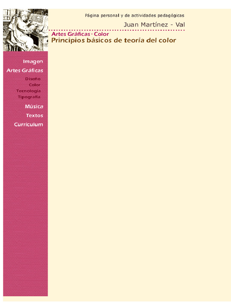 Principios Básicos de Teoría Del Color | PDF | Color | Amarillo