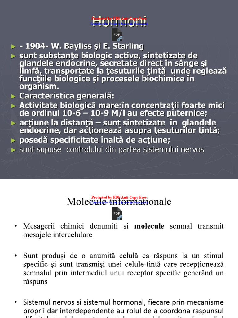 Curs 9 Hormonii | PDF