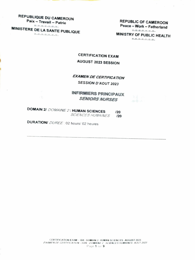 Examen de Certification 2023 | PDF