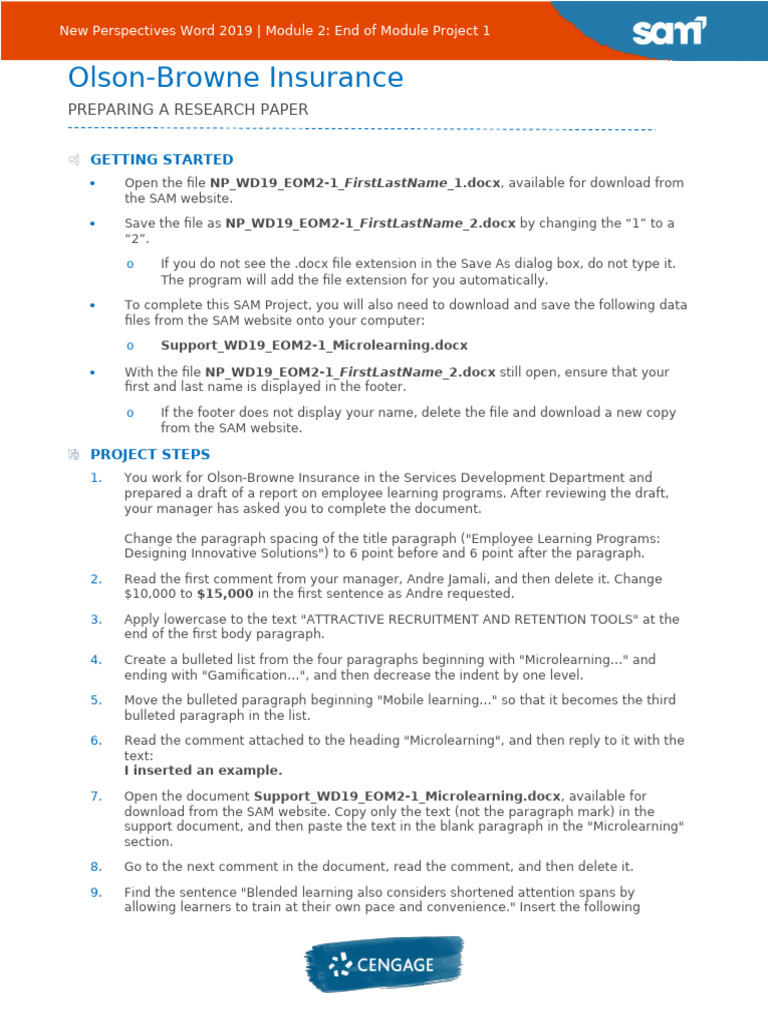 Instructions NP WD19 EOM2-1 | PDF | Paragraph | Computing