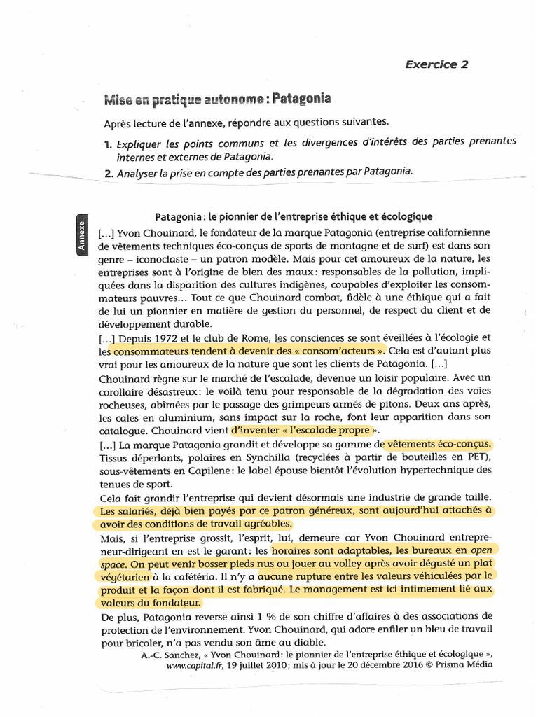 Appli 2 - Patagonia | PDF