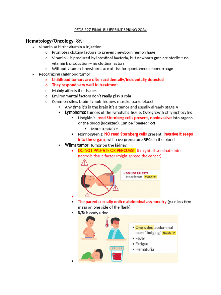 PEDS FINAL | PDF | Medical Specialties | Clinical Medicine