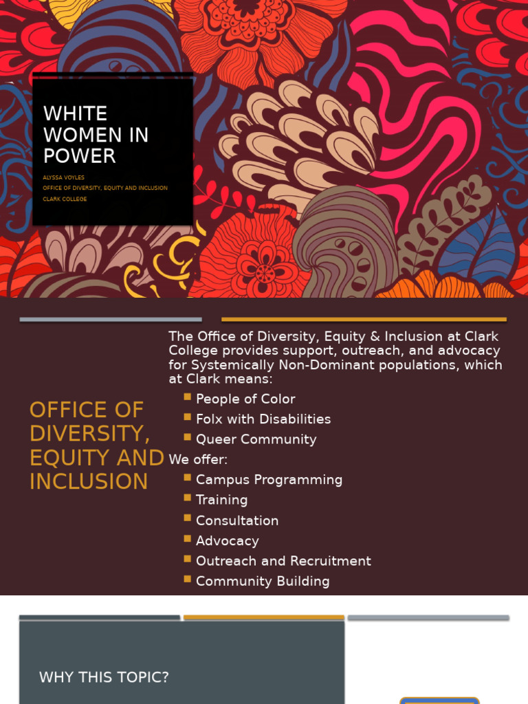 White Women in Power1 | PDF | Intersectionality | Whiteness Studies