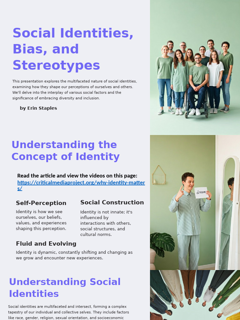 Social-Identities, Bias, and Stereotypes | PDF | Bias | Identity ...