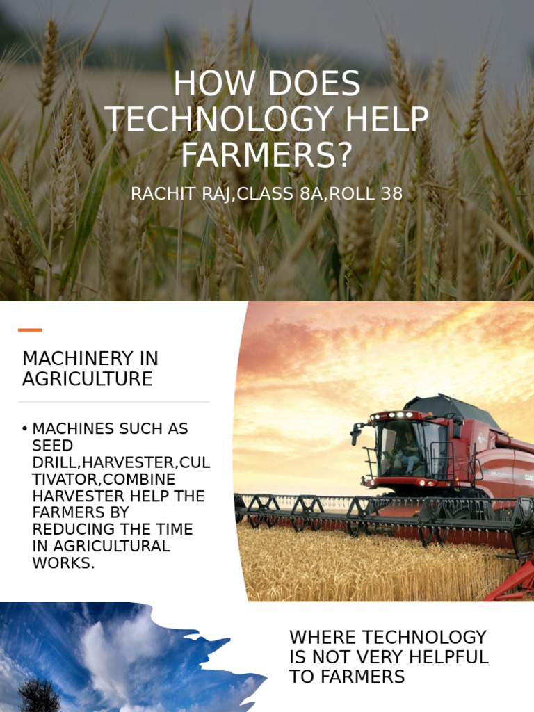 HOW DOES TECHNOLOGY HELP FARMERS | PDF