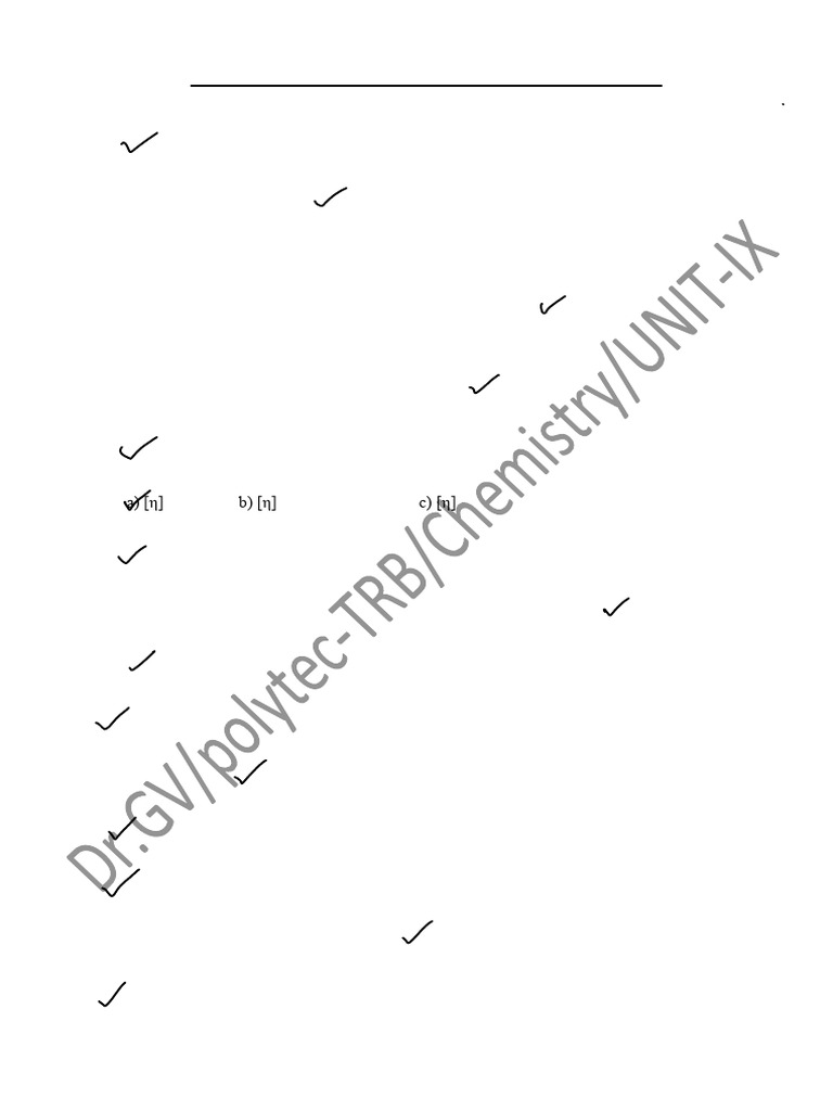 UNIT-IX-QP-1 | PDF | Polymerization | Molecular Mass