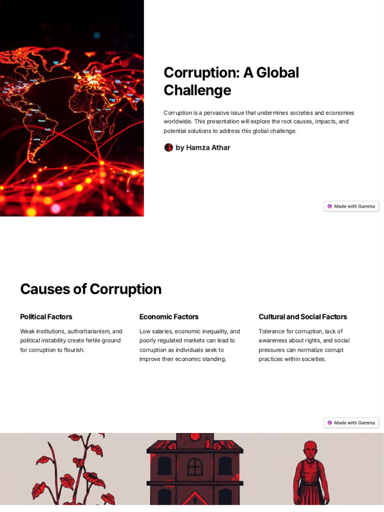 Global Solutions to Corruption Issues | PDF | Corruption | Accountability