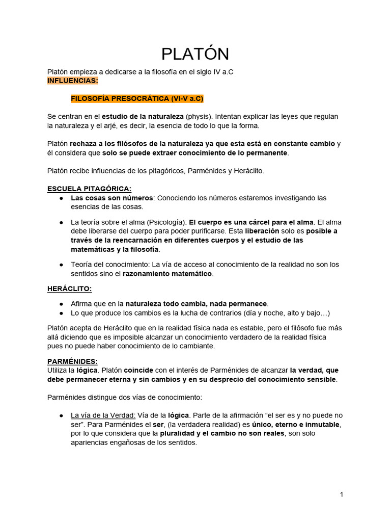 PLATON 2 | PDF | Platón | Conocimiento