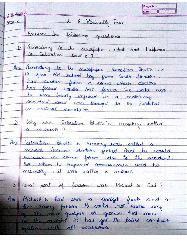 Virtually True Question Answer | PDF