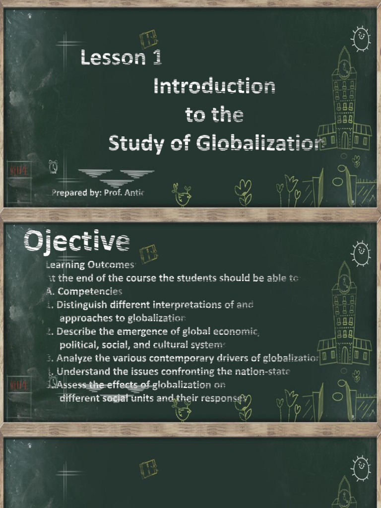 The Contemporary World Lesson | PDF | Globalization | Economics