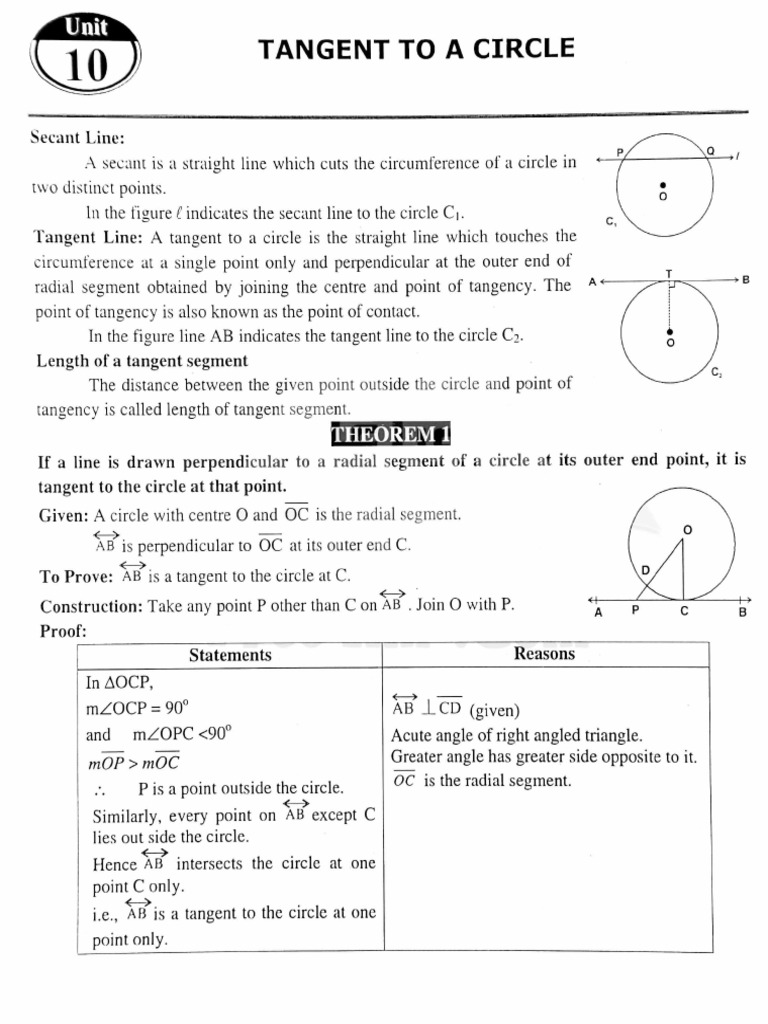 10class Math Unit 10 (10.1) | PDF