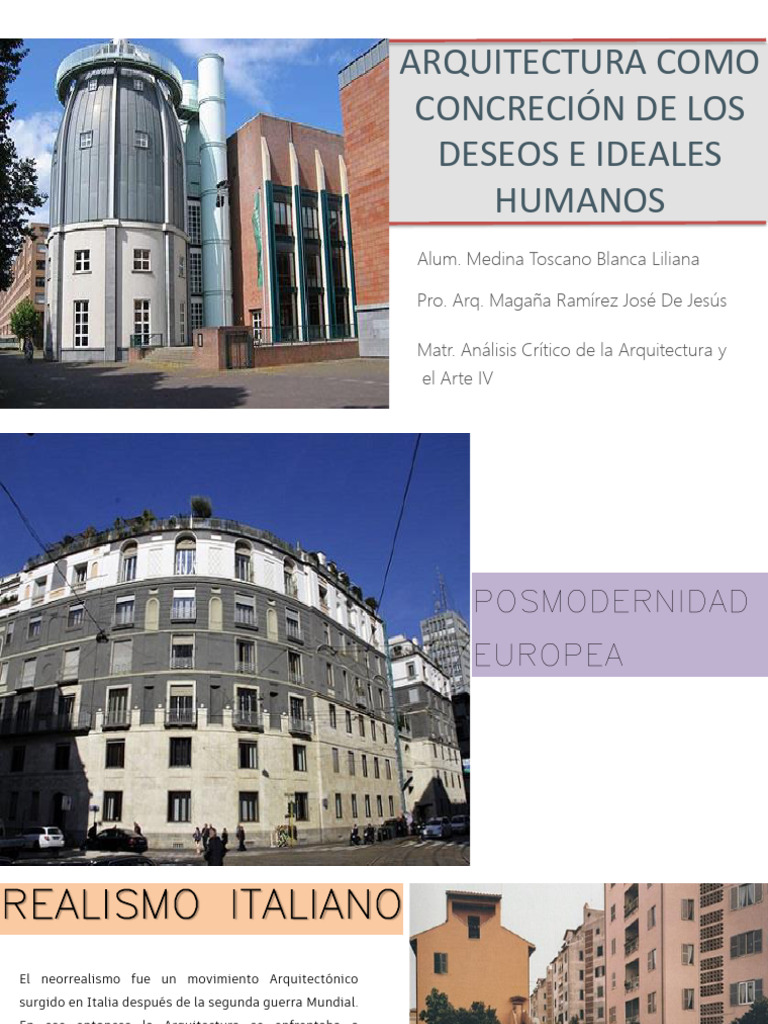 Arquitectura Como Concreción de Los Deseos e Ideales Humano | PDF ...