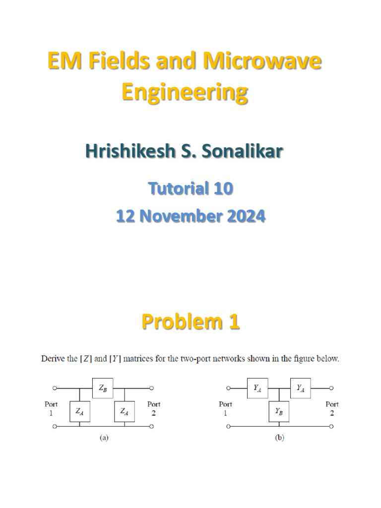 Tutorial 10 Problems Pdf