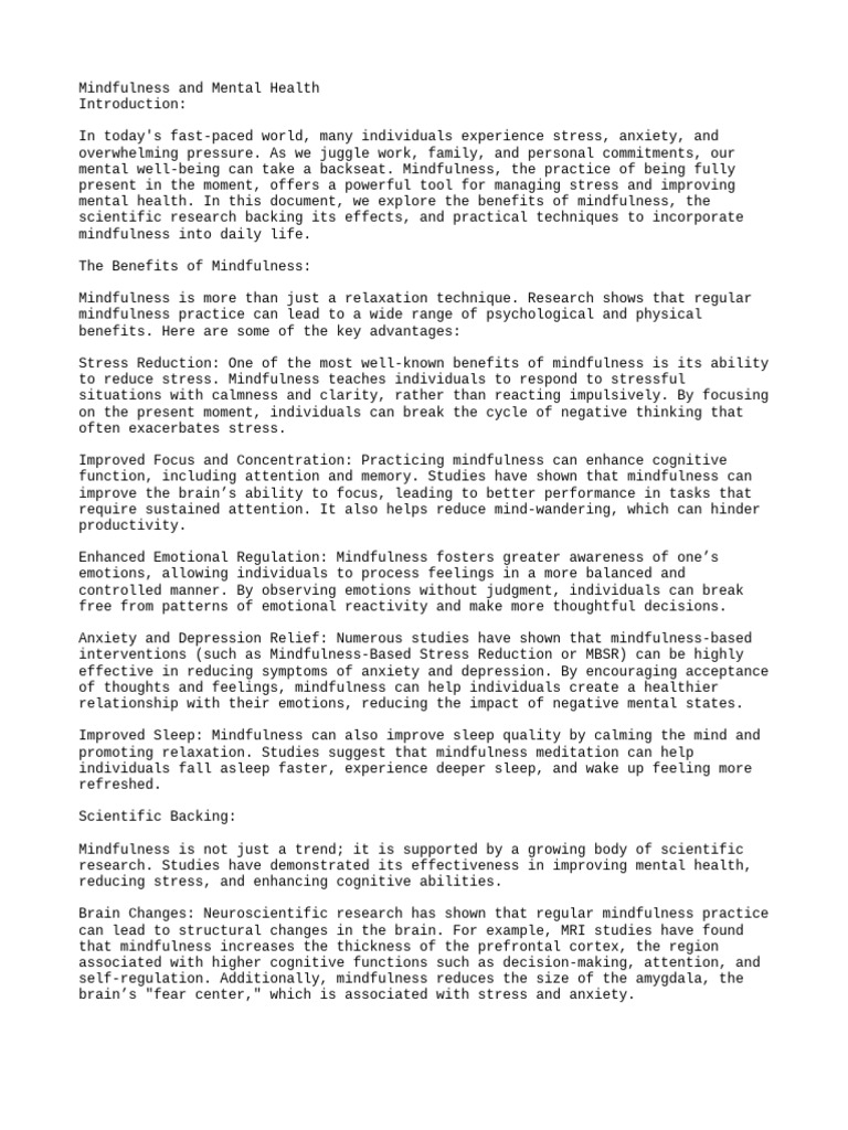 ai5 | PDF | Mindfulness | Stress (Biology)