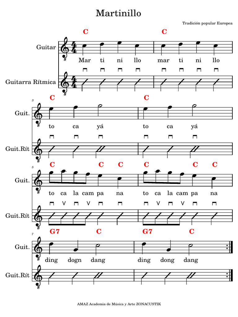 martinillo melodia | PDF