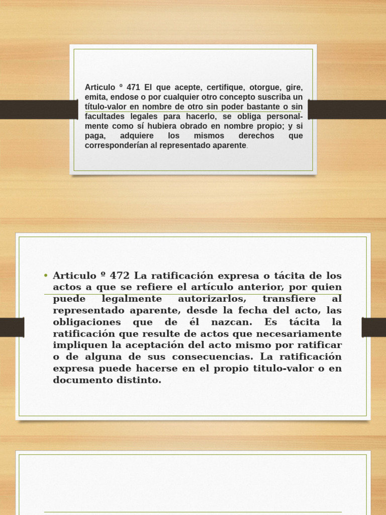 Articulo º 471 El Que Acepte, Certifique | PDF