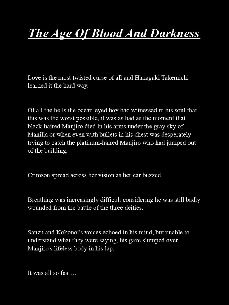 (Eng) The Age of Blood and Darkness | PDF