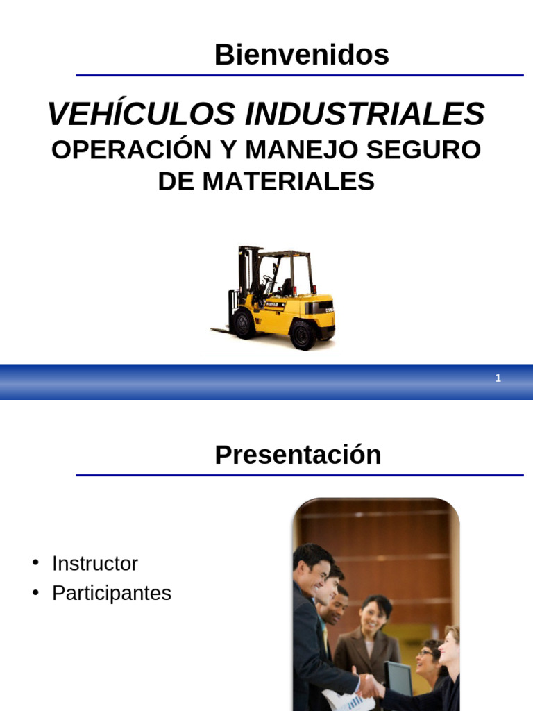 Autoelevadores Manejo Seguro | PDF | Máquina elevadora | Coche