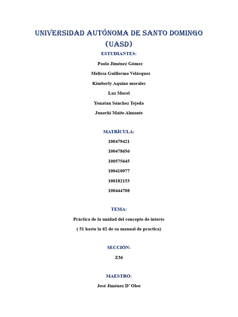 PresentaciÃ N 51 Hasta La 62 de Su Manual de Practica | PDF