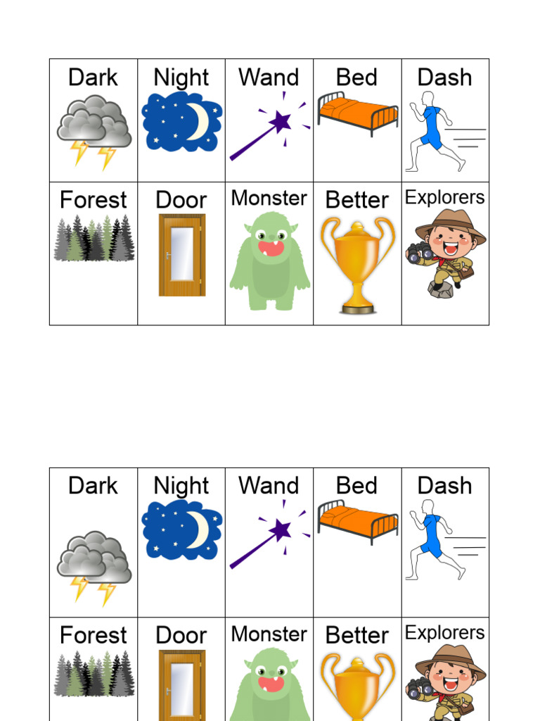 Matching Initial Sounds Card Game | PDF