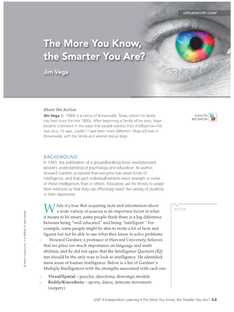 The More You Know and Questions | PDF | Intelligence | Procedural Knowledge