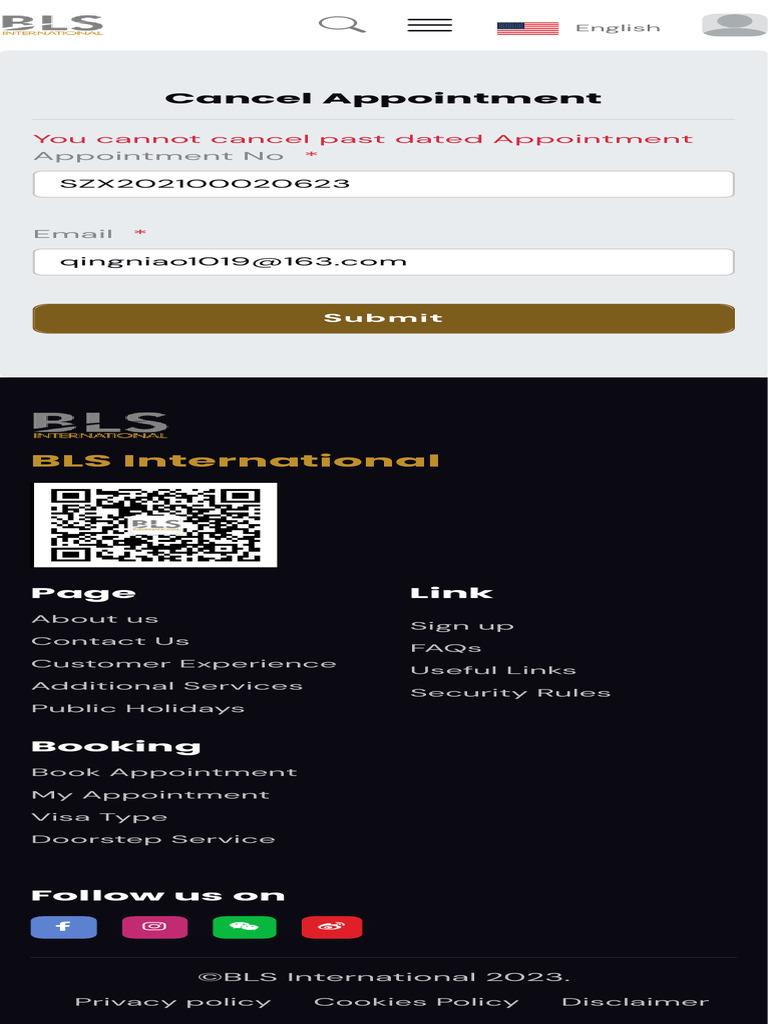 China BLS Spain Visa Welcome to the Official Web… | PDF