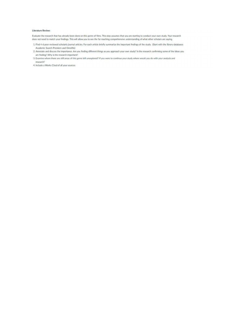 LIT Review Instructions | PDF