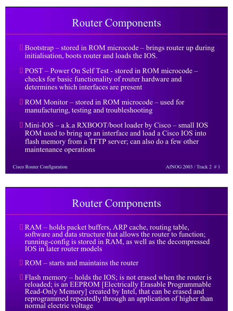 Router Commands Basics | PDF | Business | Computers