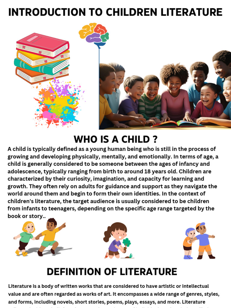 Introduction To Children Literature - 20241206 - 180405 - 0000 | PDF ...