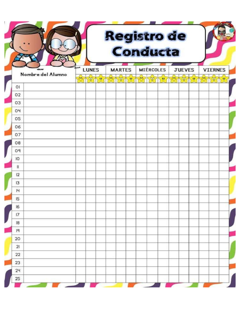 registro de conducta | PDF