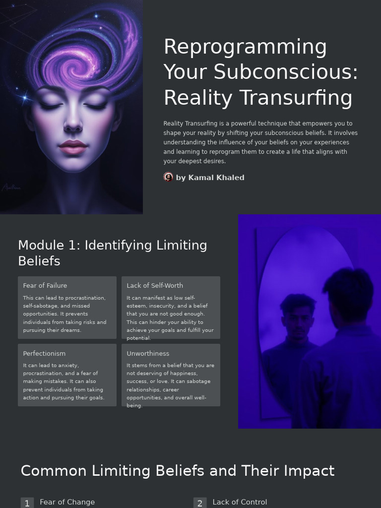 Reprogramming-Your-Subconscious-Reality-Transurfing | PDF | Self Esteem ...
