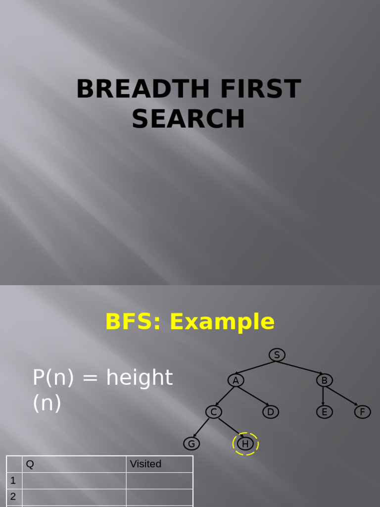Breadth First Search Pdf Computational Complexity Theory 2409