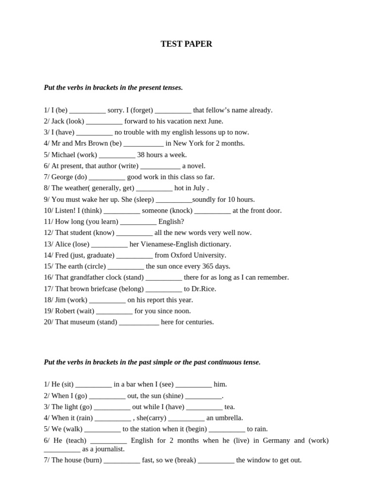 Test paper 8th grade November 2024 | PDF | Linguistics