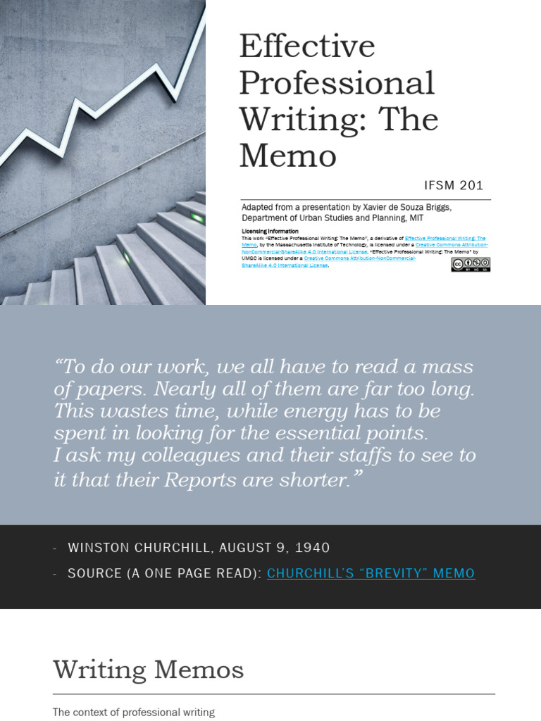 Effective Professional Memo Writing | PDF | Memorandum | Communication