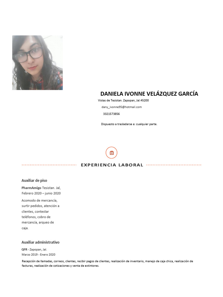 CV Daniela-Ivonne-Velázquez-García | PDF