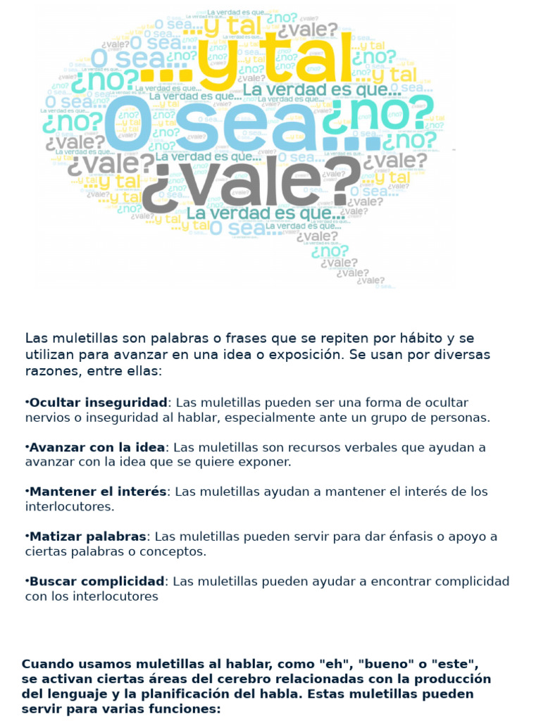Muletillas | PDF