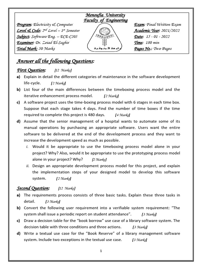 Final_SWE_Shibin_2 | PDF | Software | Software Prototyping
