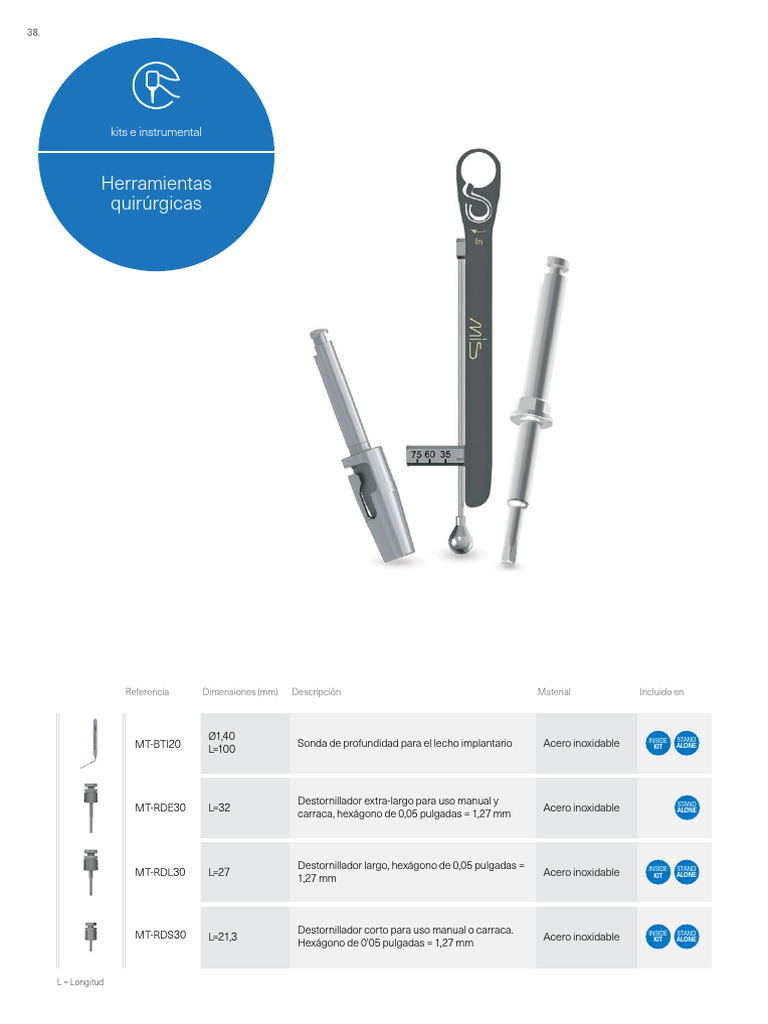MIS - Hexagono - Interno - Catalogo 40 50 1 5 | PDF | Tornillo | Metalurgia