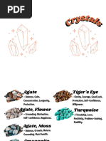 Crystal Cheatsheet - Karma Gaia | PDF