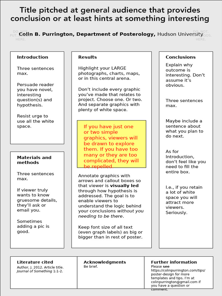 Poster Template Vertical Purrington | PDF | Graphics