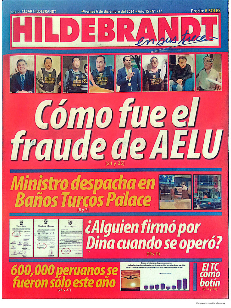 Hildebrandt en Sus Trece Nro. 712_06!12!2024 | PDF