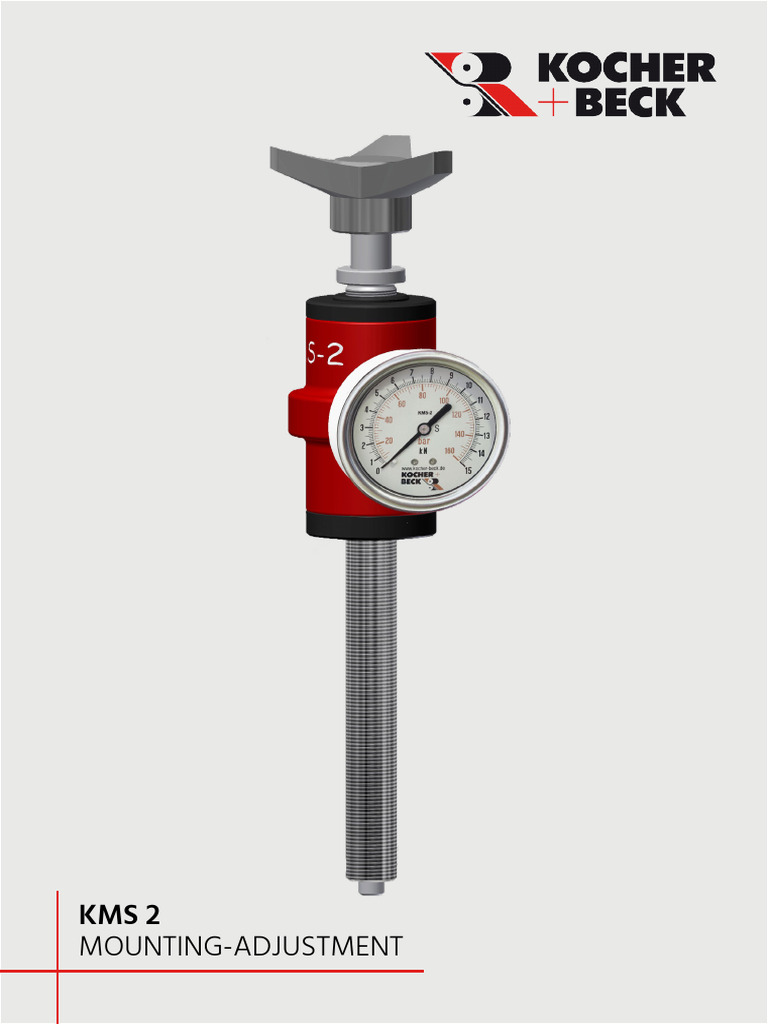 KMS 2 Kocher + Beck | PDF | Screw | Pressure Measurement