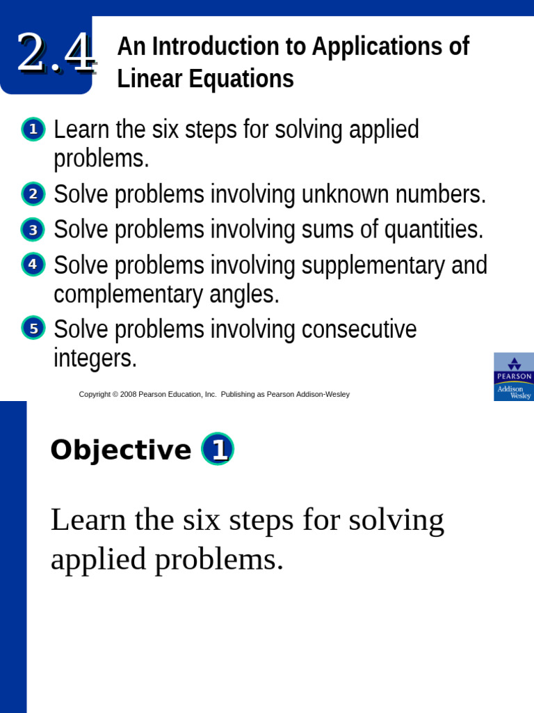 Algebra 1 Set 2.5 Equations & Prob Solving | PDF | Equations | Algebra