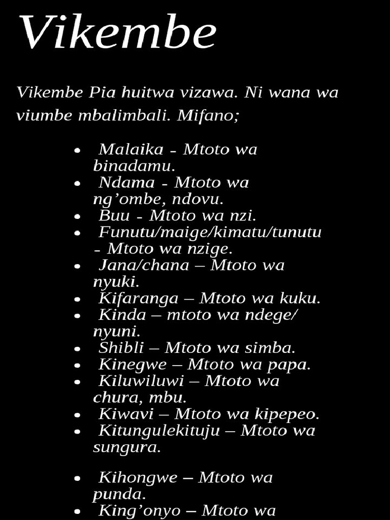 VIKEMBE Au VIZAWA | PDF