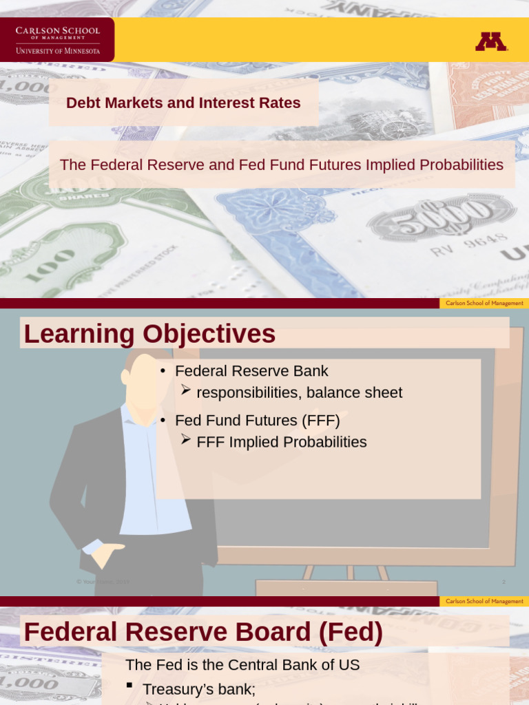 Lecture 1A Fed Fund Futures | PDF | Quantitative Easing | Federal Reserve